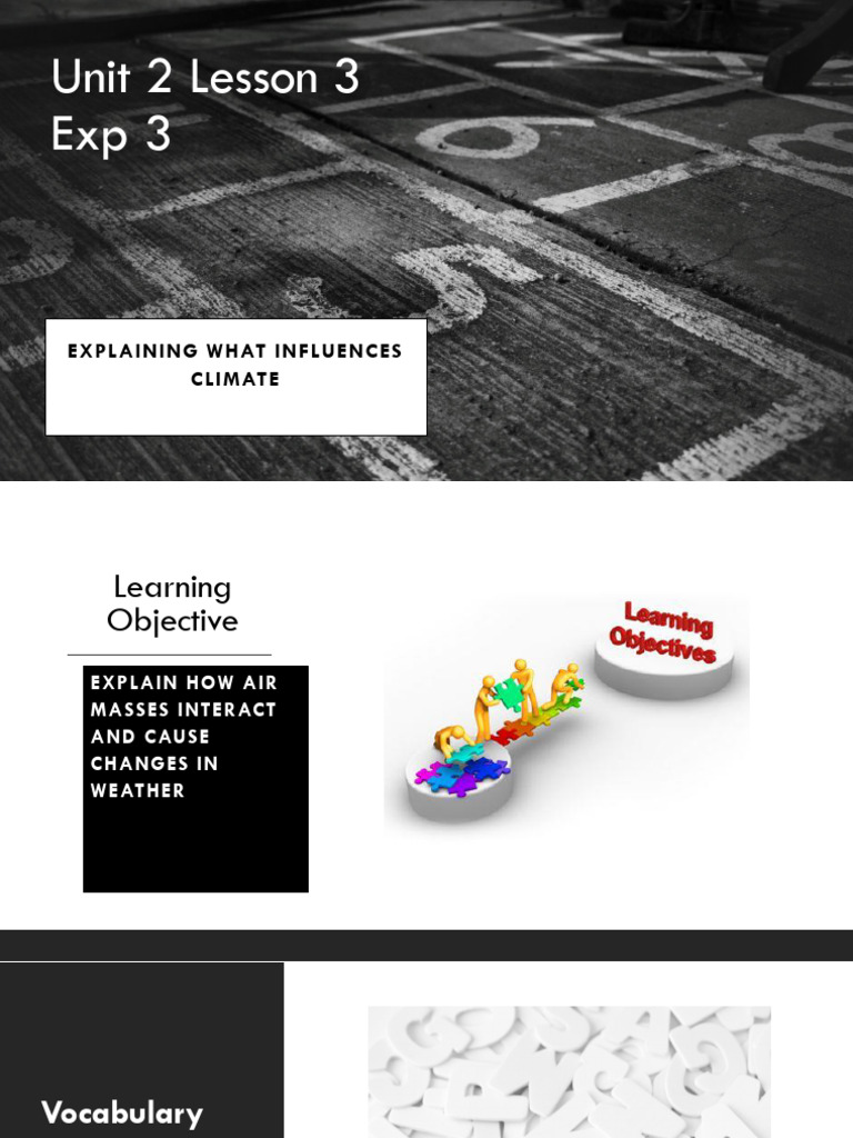 Model E Unit 2 Lesson 3 Exploration 3 | PDF | Oceans | Climate