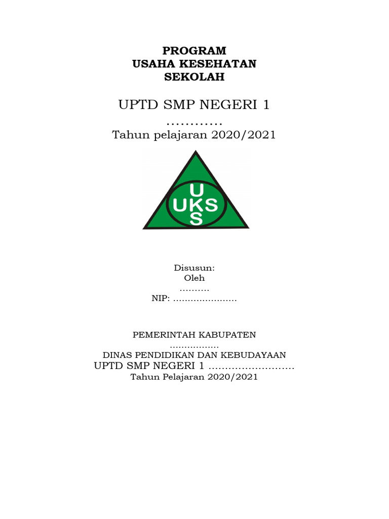 Program Kerja UKS | PDF