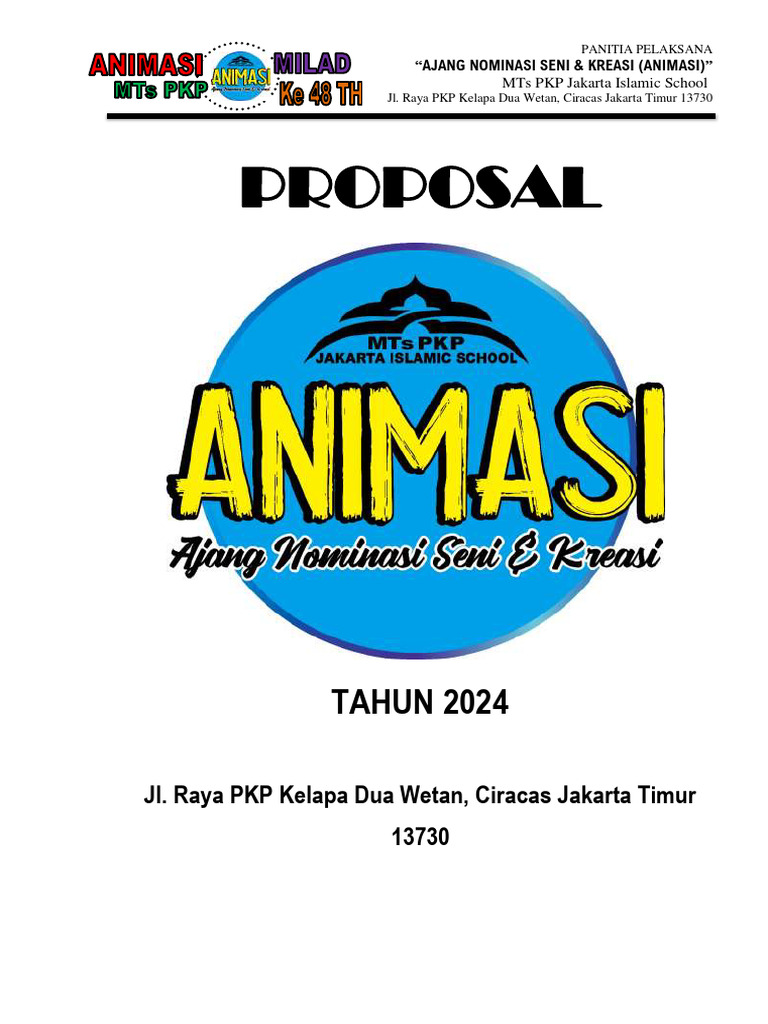 Proposal Undangan ANIMASI | PDF