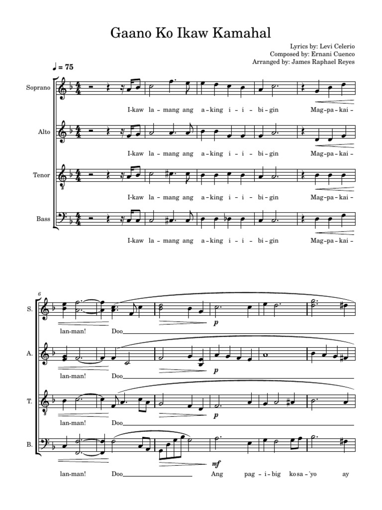 Gaano Ko Ikaw Kamahal | PDF