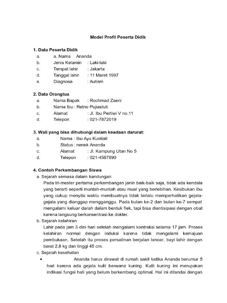 Ppa Dan Asesment Contoh | PDF