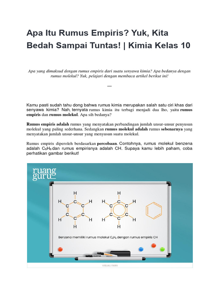 rumus empiris dan rumus molekul | PDF rumus empiris dan rumus molekul | PDF