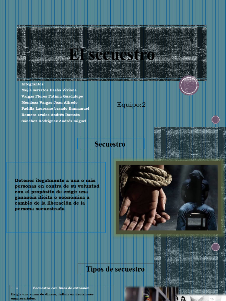 El Secuestro | PDF | Secuestro | Derecho penal