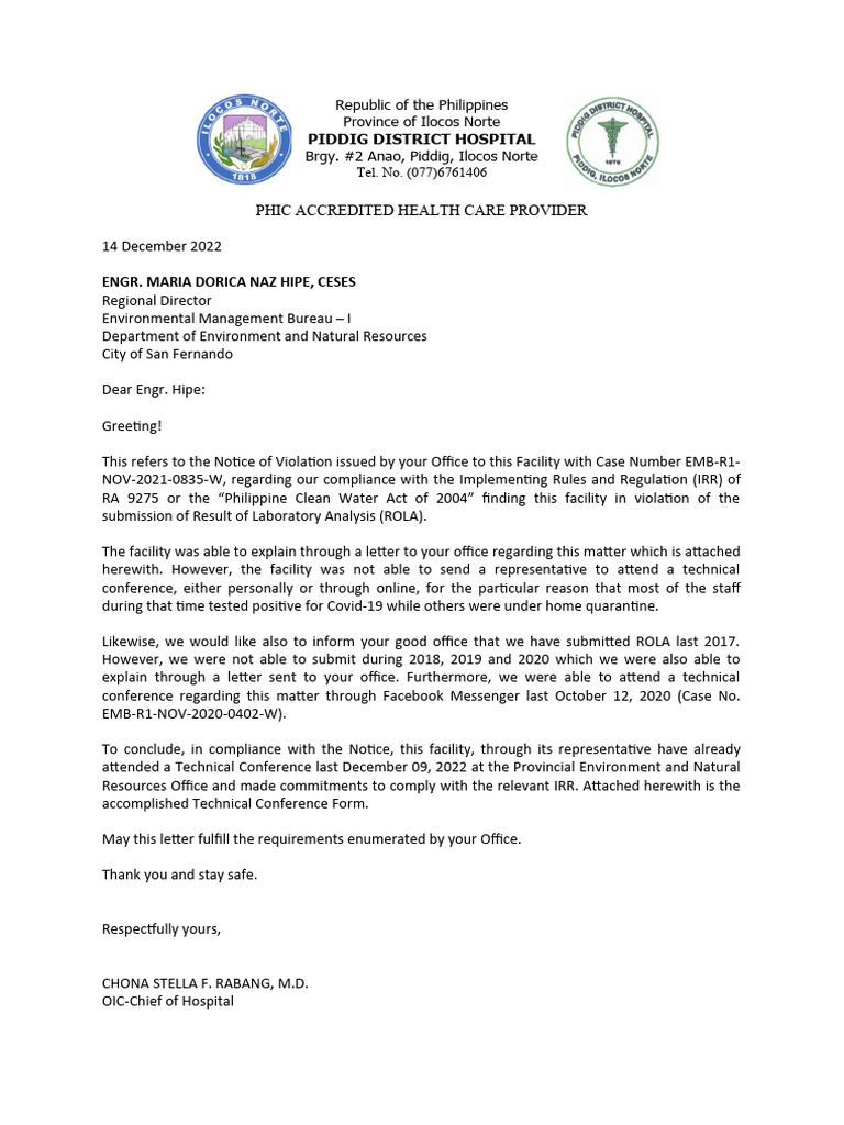 Emb Letter | PDF