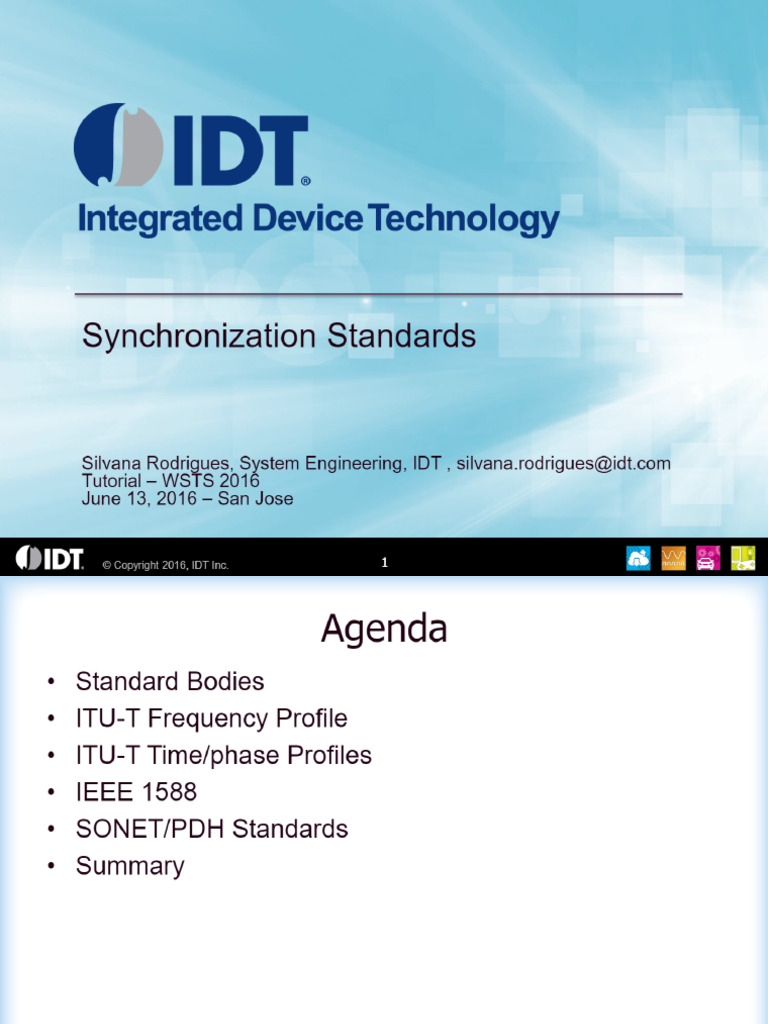 Synchronization Standards | PDF