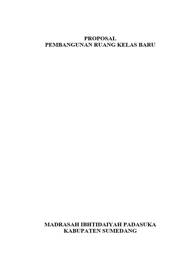 CONTOH_PROPOSAL_PEMBANGUNAN_RUANGAN_SEKO | PDF