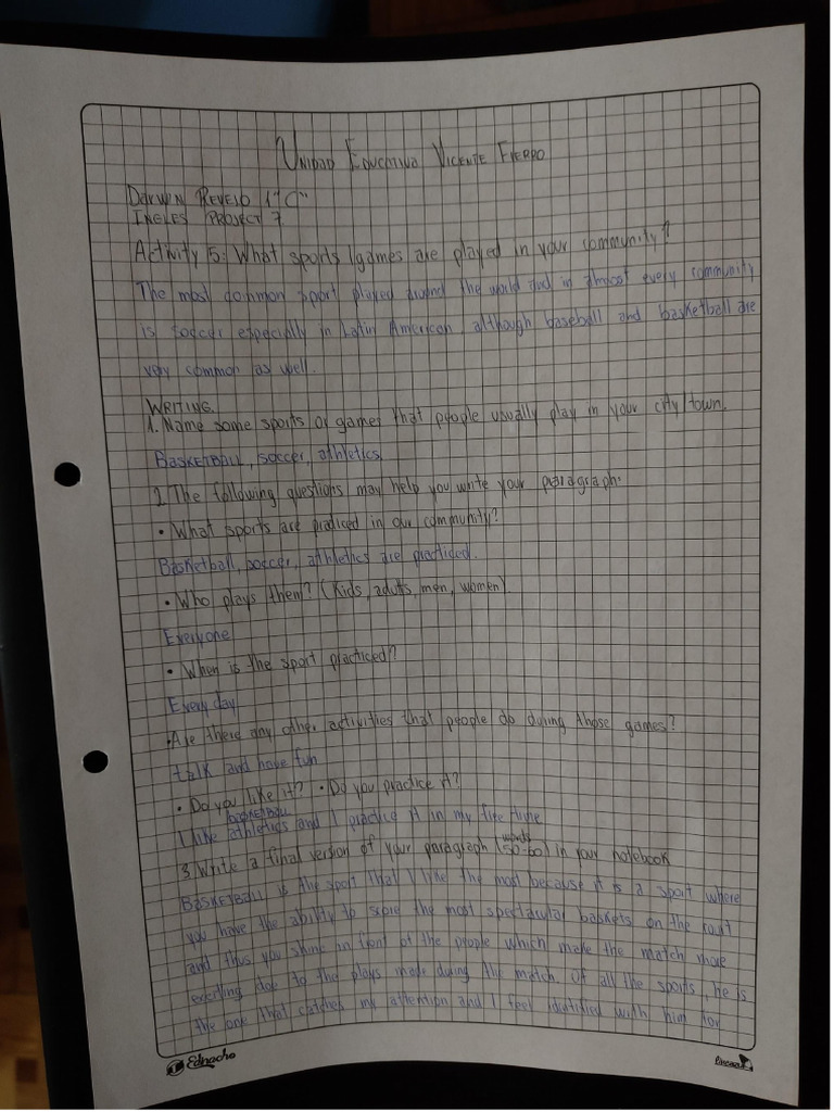 Project 7 Ingles | PDF