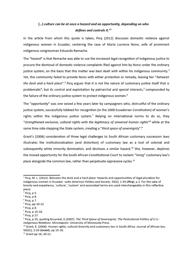 Reflection Paper 1 | PDF | Justice | Crime & Violence