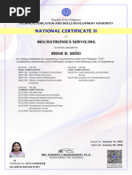 TESDA Sample Training Certificate | PDF | Computer Science | Computer ...