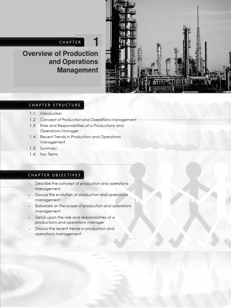 Chapter 1 Overview of Production and Operation Management | PDF