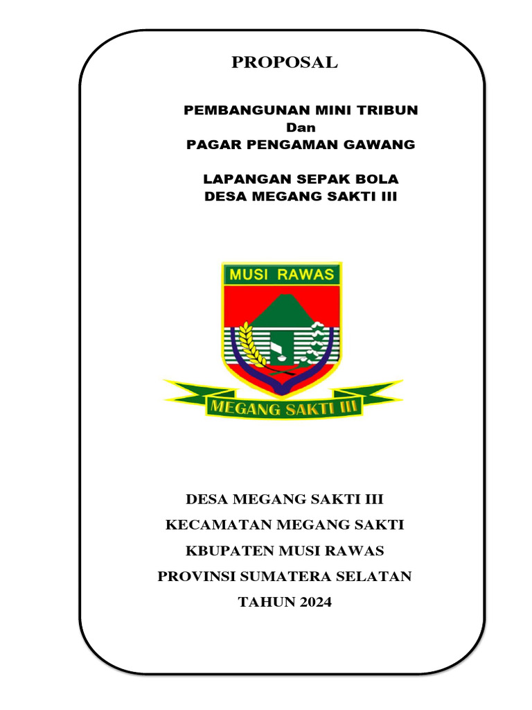 Proposal Mini Tribun MS.3 TH 2024 | PDF