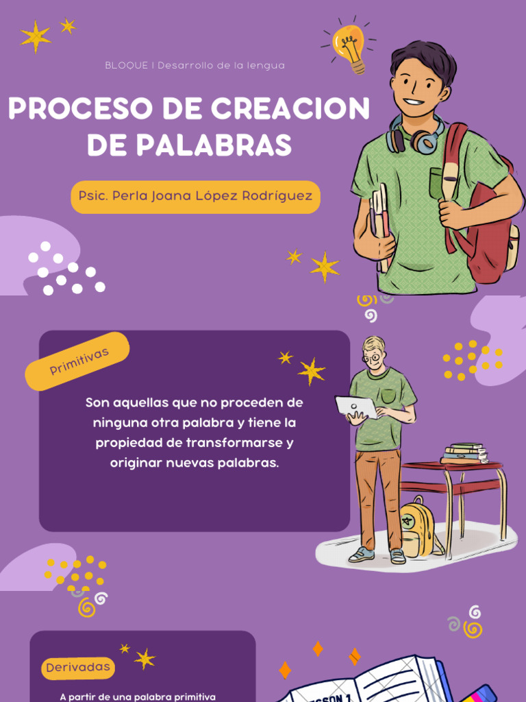 Proceso de Creación de Palabras | PDF