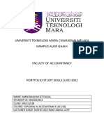 Study Skills Portfolio for UED 102 | PDF | Memory | Long Term Memory