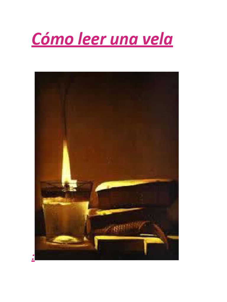Cómo Leer Una Vela | PDF