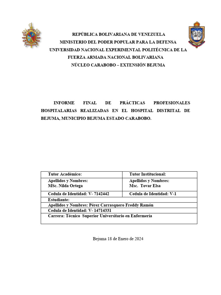 Borrador 2 | PDF | Infección adquirida en el hospital | Hospital