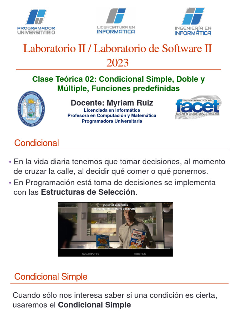 Clase 02 - Laboratorio II 2023 | PDF Clase 02 - Laboratorio II 2023 | PDF