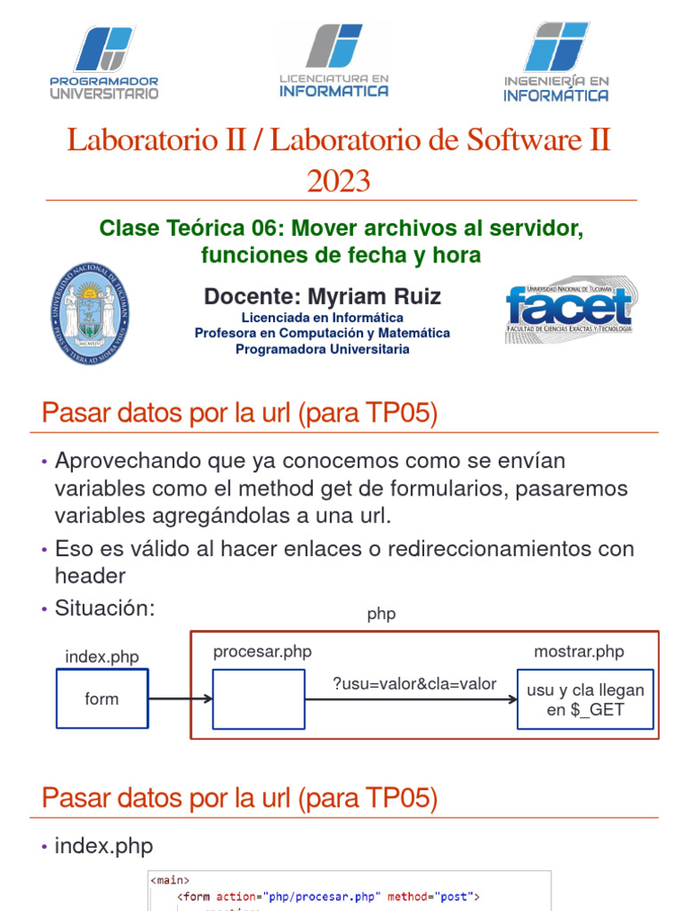Clase 06 - Laboratorio II 2023 | PDF | Archivo de computadora ...