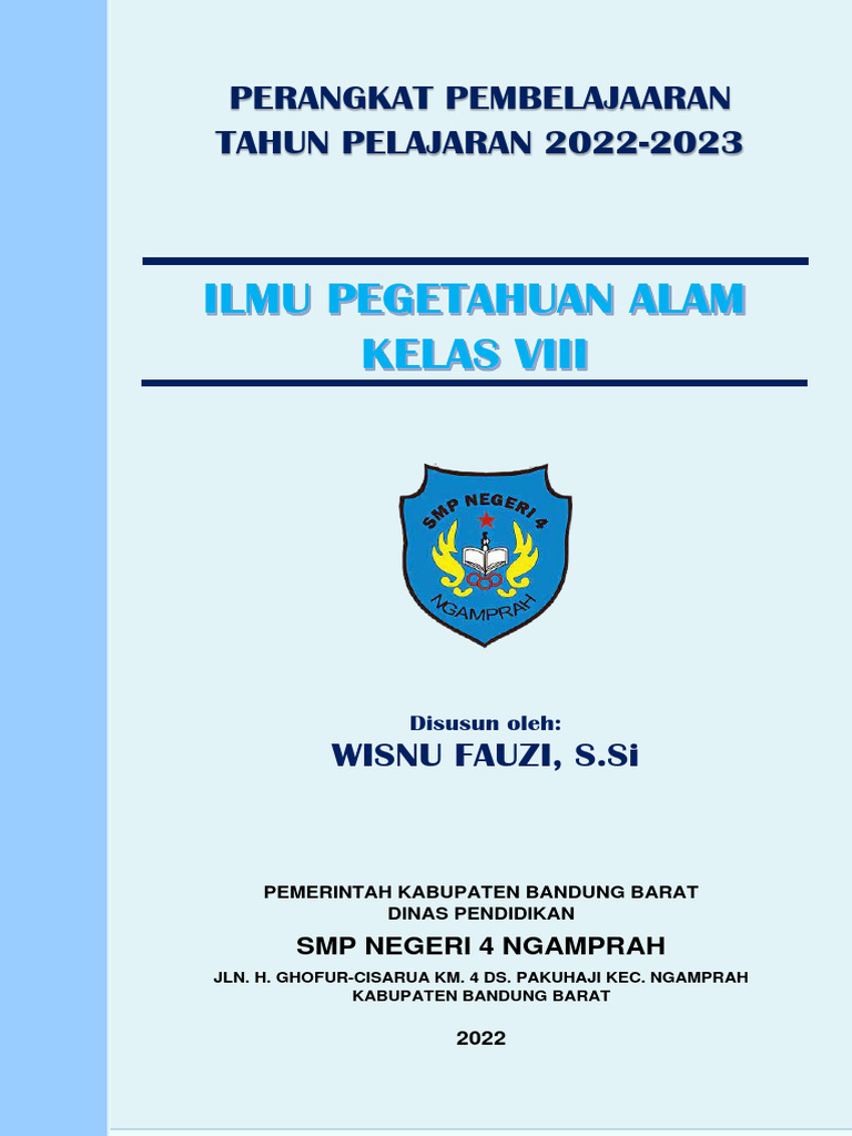 Adm Ipa Kelas 8 - Revisi | PDF