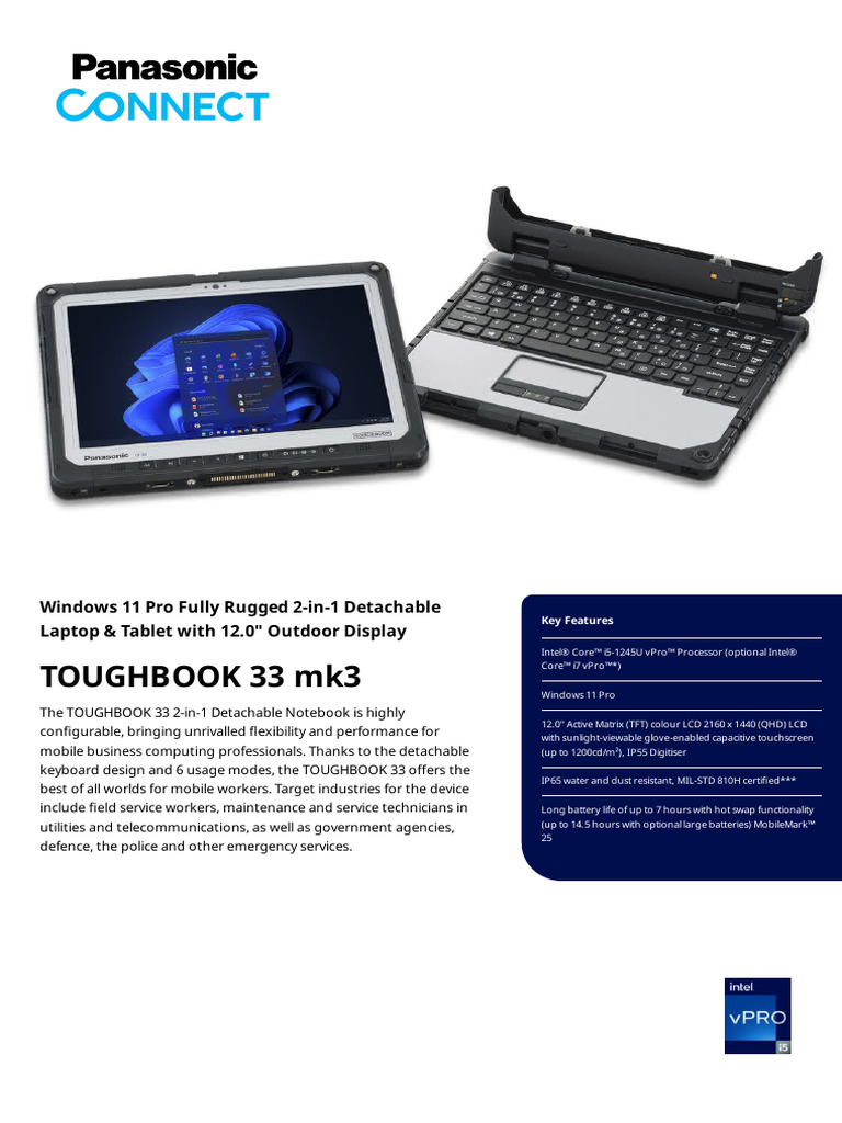 TOUGHBOOK - 33 - mk3 - Specification 2023 12 14 - 07 35 19 | Download Free PDF | Personal ...