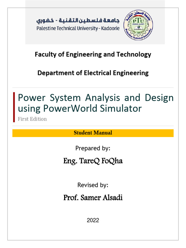 Power System Analysis and Design Using P | PDF | Electric Power System | Electric Power