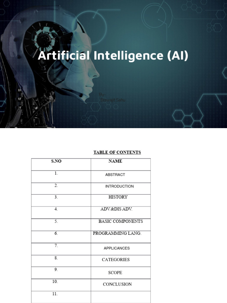 SemiNar Repo - Edited by Siddhant Sharma | PDF | Artificial Intelligence | Intelligence (AI ...