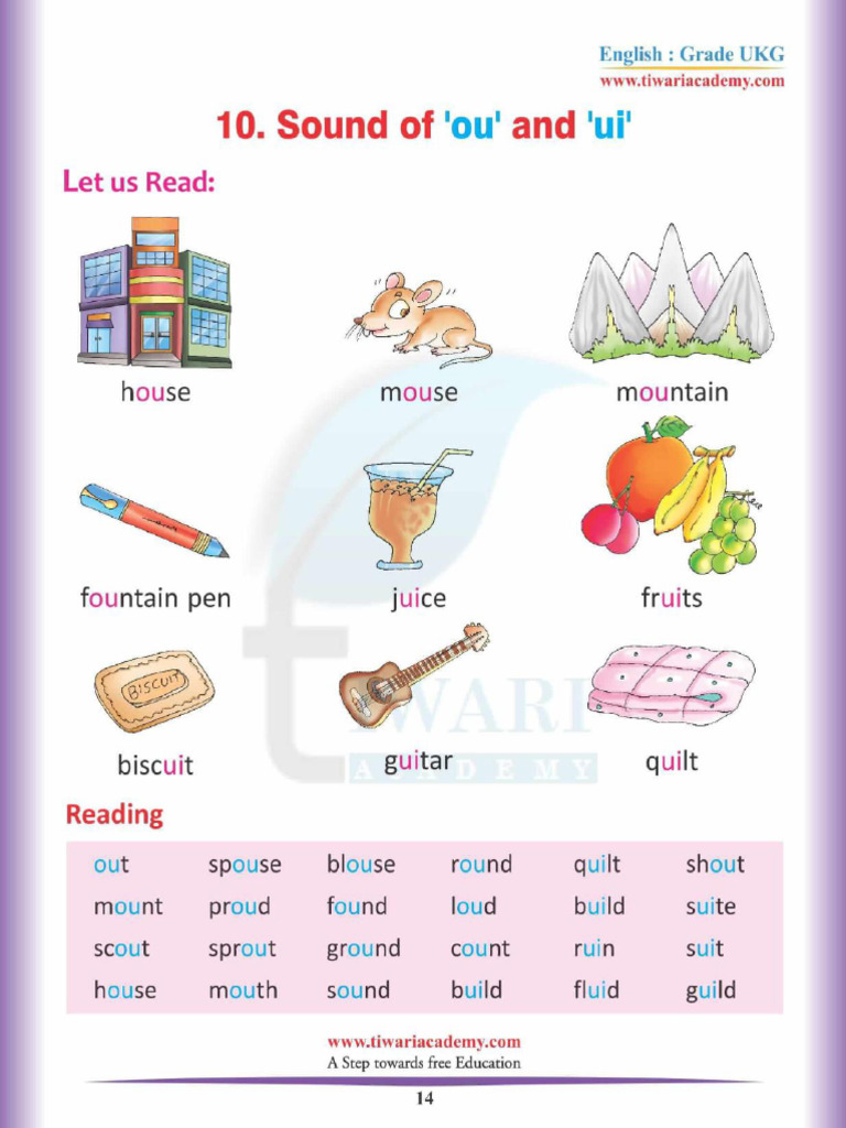 KG English Book 3 | PDF
