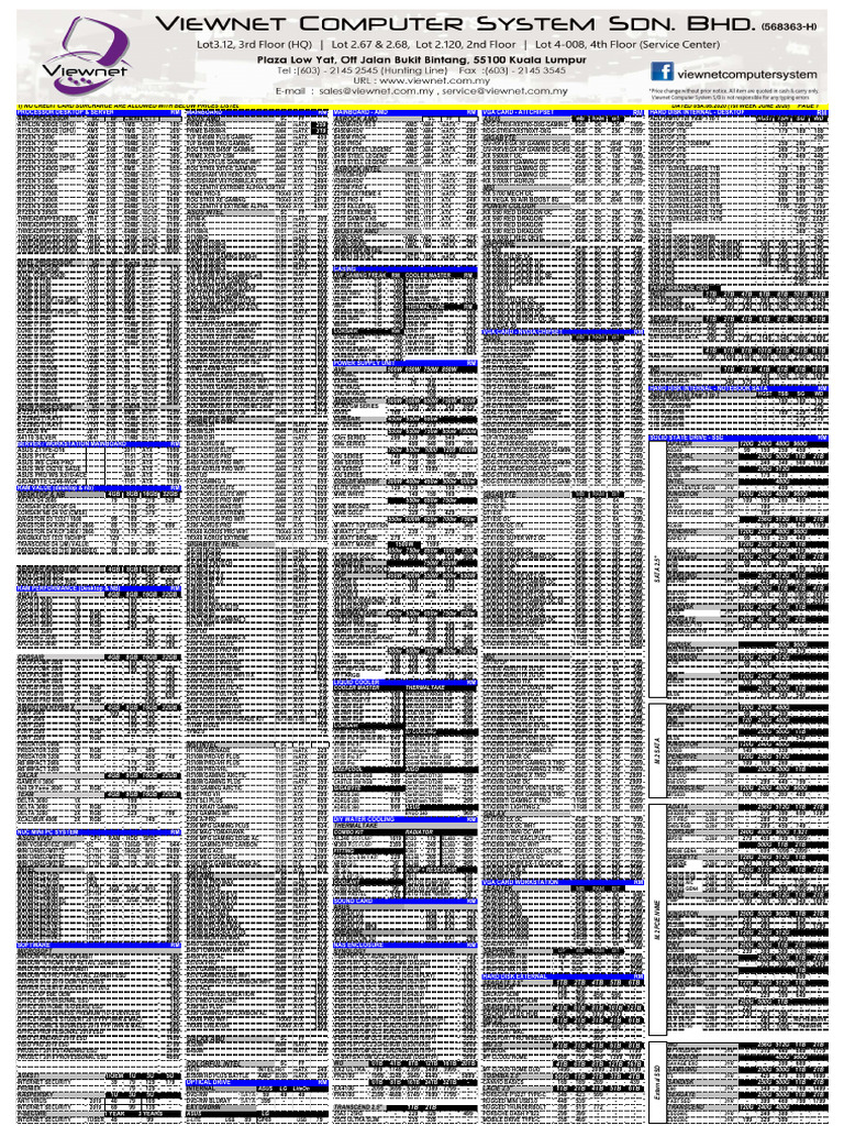 Viewnet Diy Pricelist | PDF