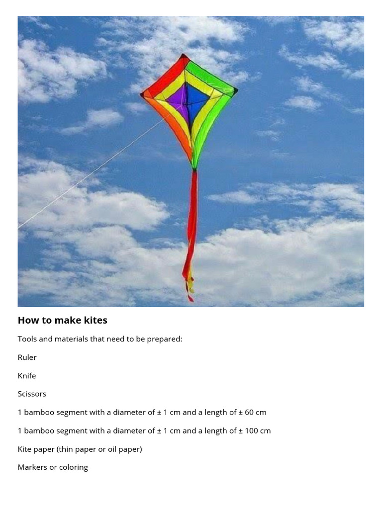 How To Make Kites - 20240111 - 130236 - 0000 | PDF