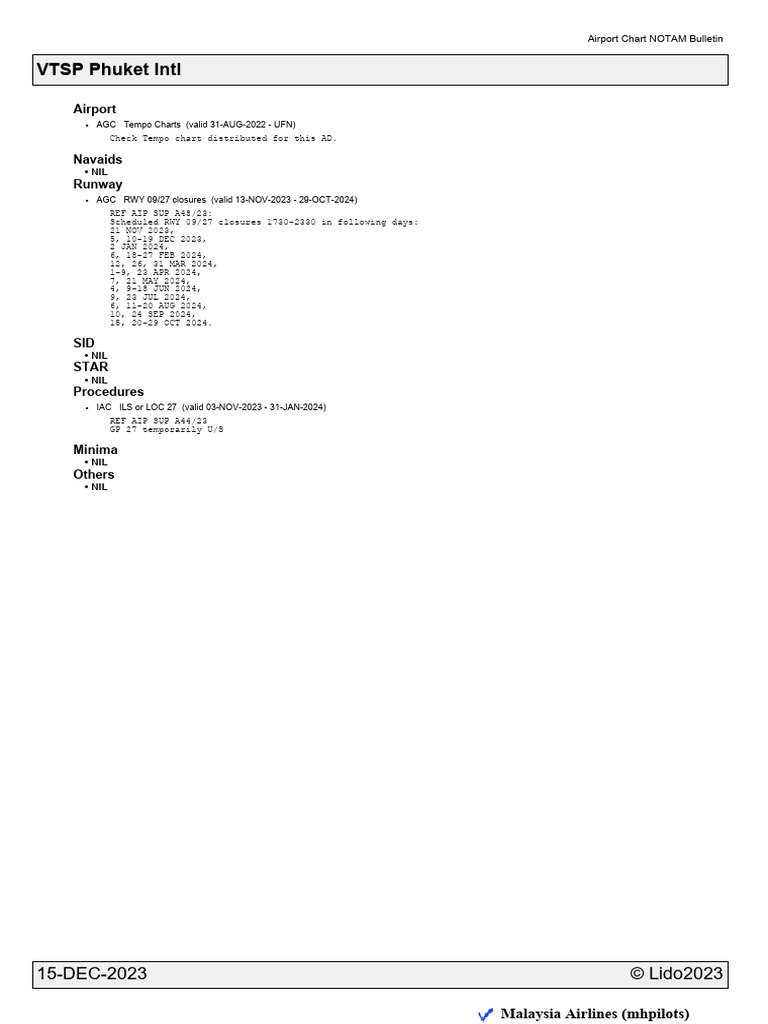 VTSP | PDF | Air Traffic Control | Aviation Safety