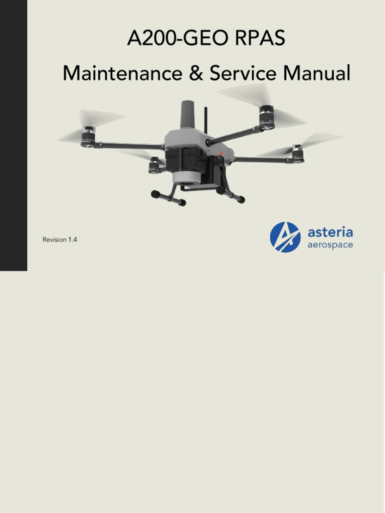A200-GEO RPAS Maintenance & Service Manual v1.4 | PDF