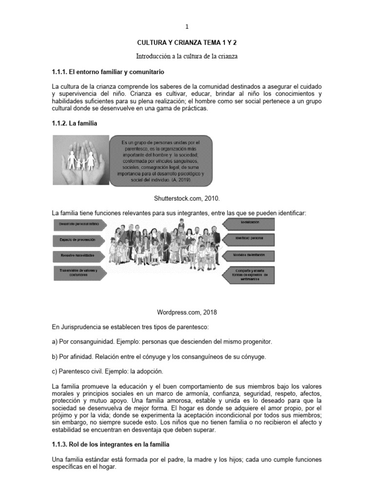 Tema 1 y 2 Cultura y Crianza | Descargar gratis PDF | Ciclo menstrual | El embarazo