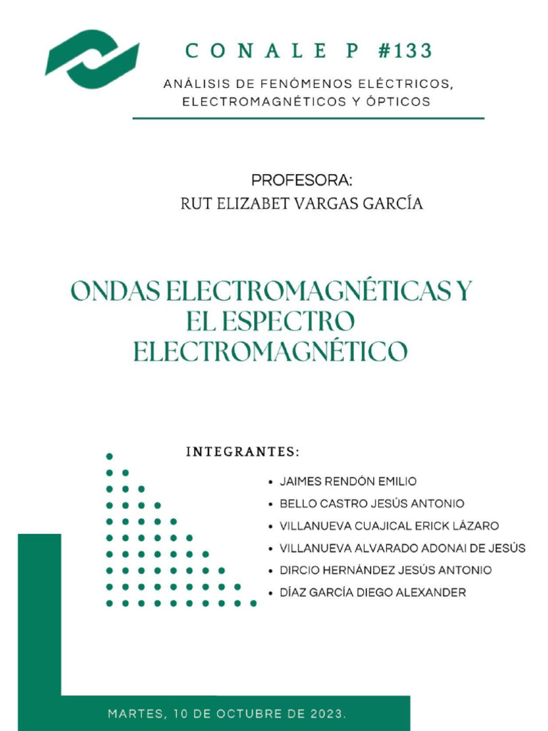 Ondas Electromagneticas Y El Espectro Electromagnético | PDF | Espectro ...