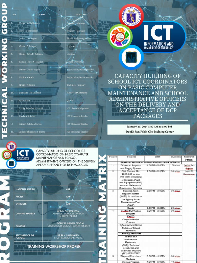 ICT Training 2024 Edited | PDF