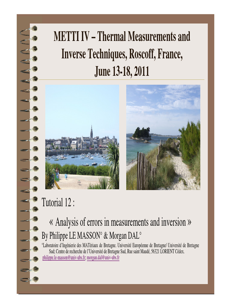 Presentation T12 LeMasson Dal | PDF | Mathematics | Applied Mathematics