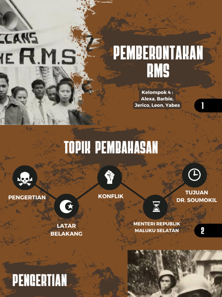 Pemberontakan RMS: Kelompok 4: Alexa, Barbie, Jerico, Leon, Yabes | PDF | Sejarah