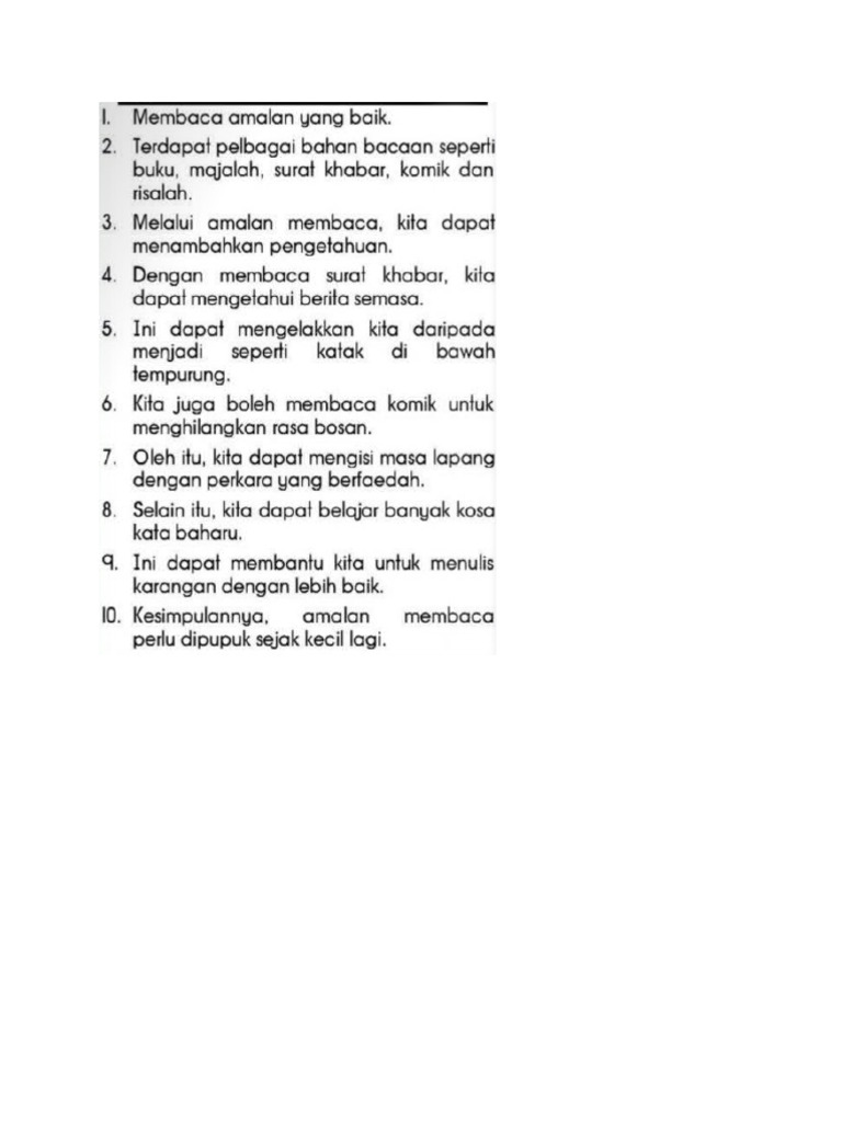 Rumusan Amalan Membaca Pdf