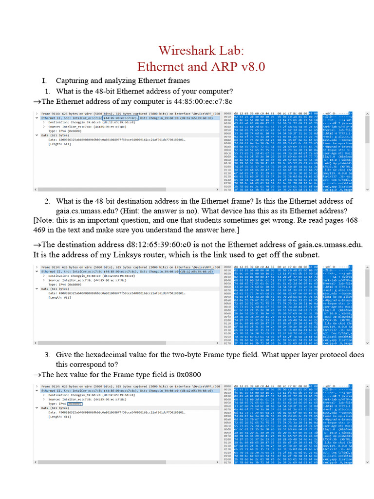 Ethernet-and-ARP Nguyễn Hưng | PDF | Networking Standards | Computer ...