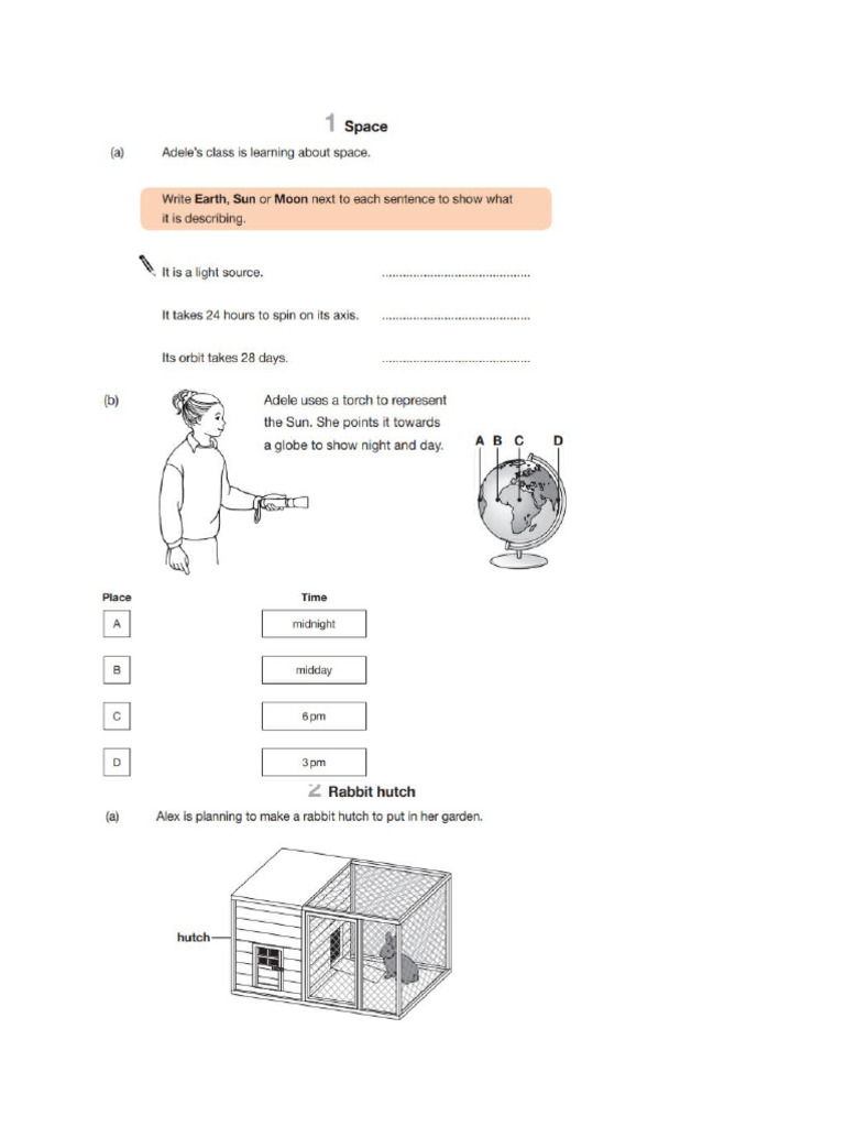 primary science test | PDF