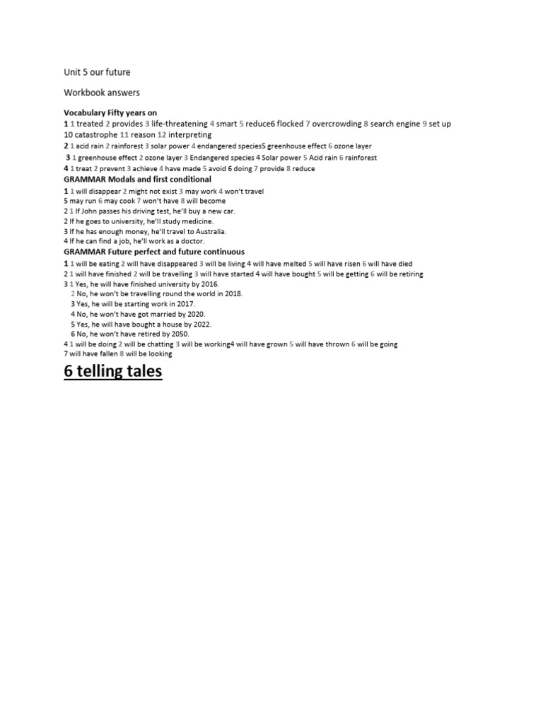 Unit 5&6 Workbook Answer Key Grade 9 Aim High | PDF | Justice | Crime & Violence