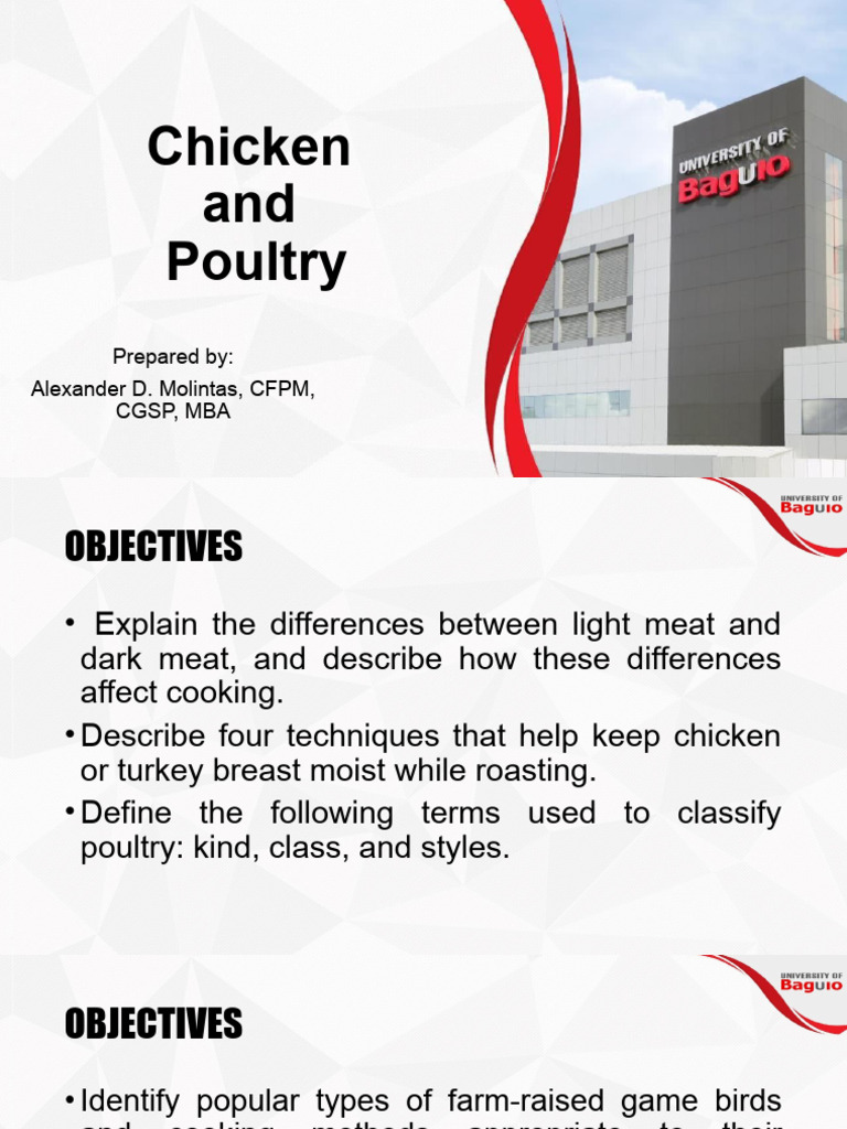 Chicken and Poultry | PDF | Poultry | Meat