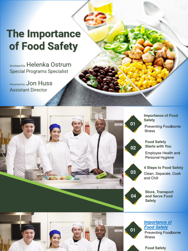 Importance of Food Safety Practices | PDF | Foodborne Illness ...