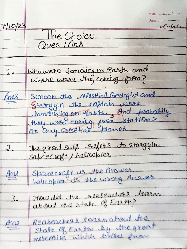 English LIT Note Book Work | PDF