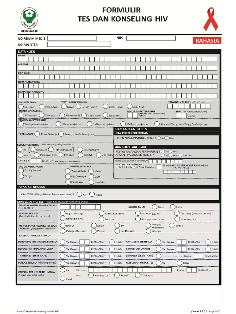 Form KT1 - TIPK - 1 - 7 | PDF