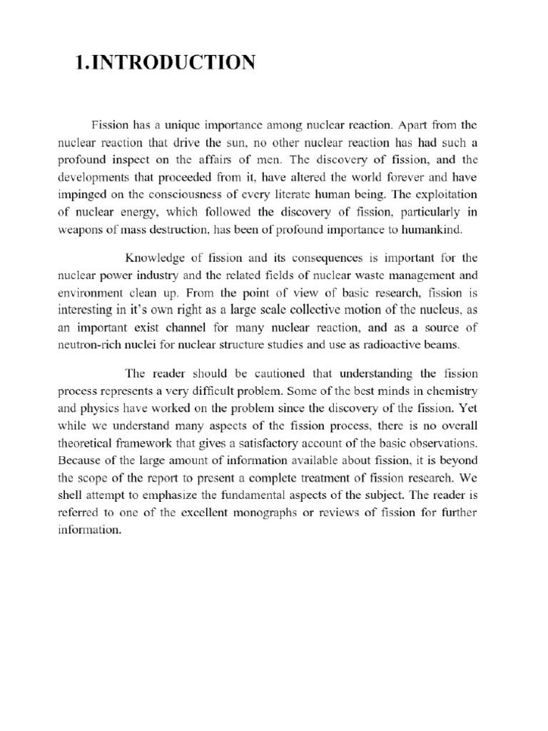 Nuclear Physics Project Class 12 | PDF