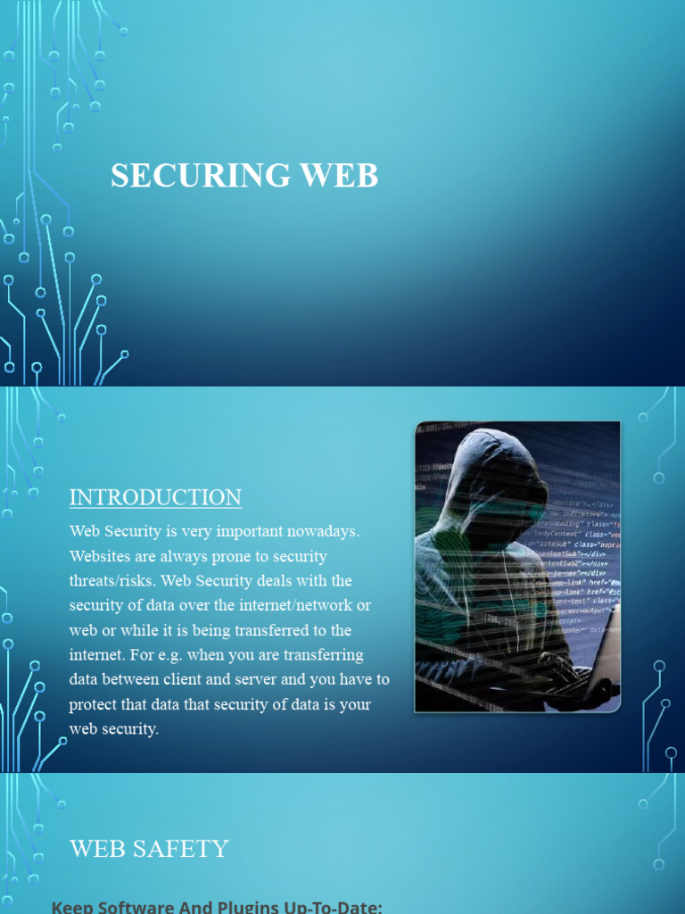 Securing Web | PDF | Transport Layer Security | World Wide Web