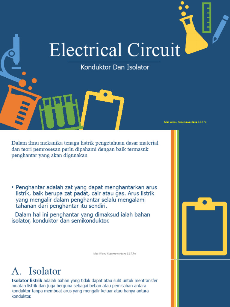 Electrical Circuit (Konduktor, Isolator, Semi) | PDF