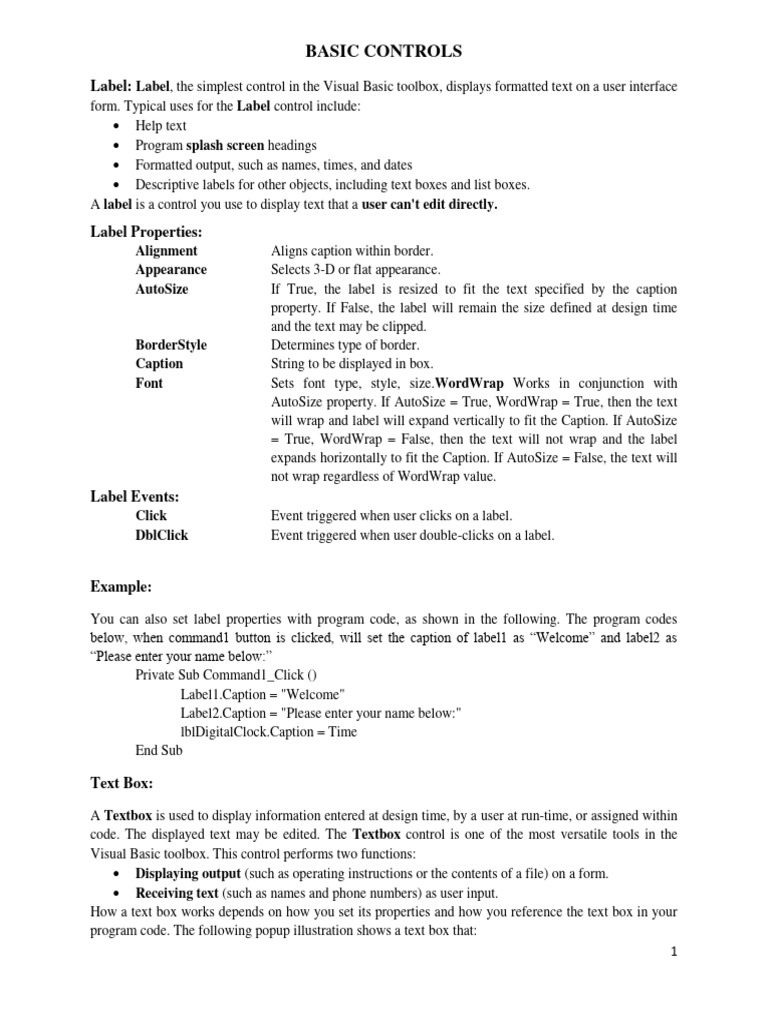 Controls | PDF | Menu (Computing) | Keyboard Shortcut