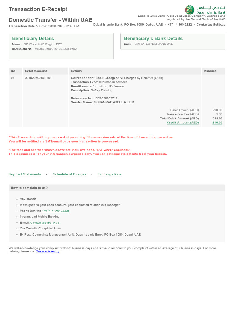 Transaction E-Receipt For 2 Persons | PDF