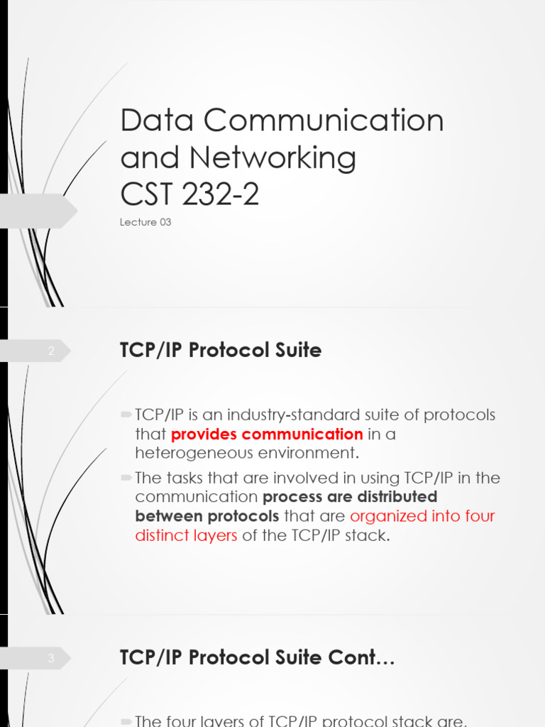 TCP - IP Protocol | PDF | Internet Protocol Suite | Computer Network