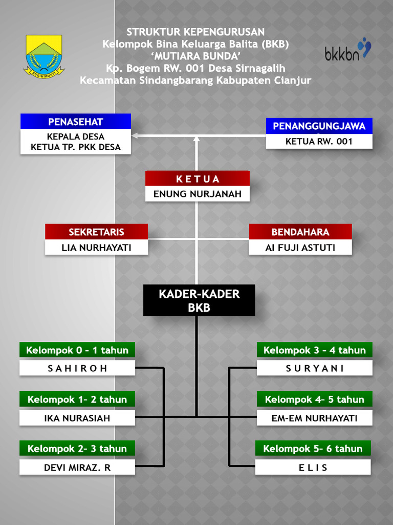 Struktur Pengurus BKB | PDF